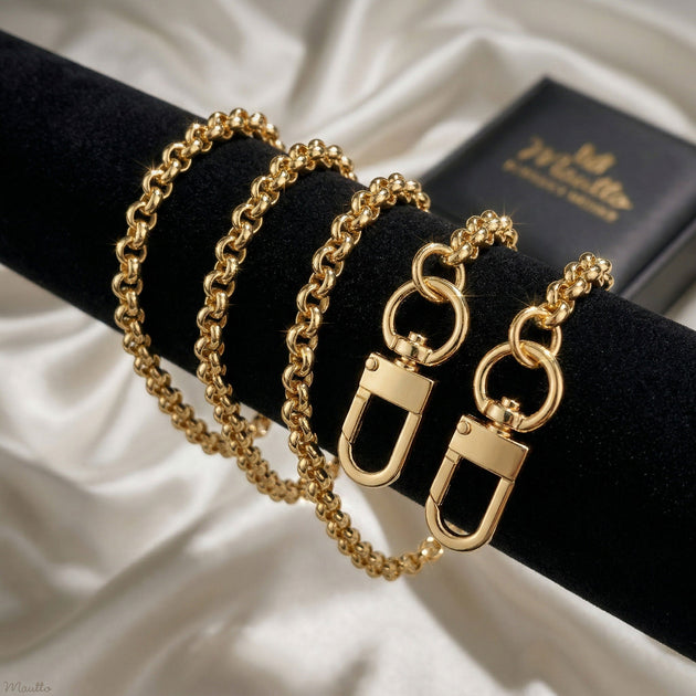 Gold-tone Jewelry-quality Chain Straps for Purses, Handbags, Wallets ...